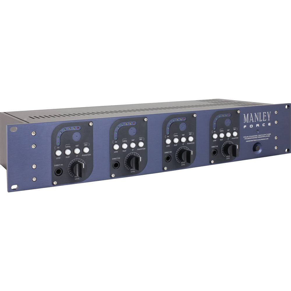 Manley Force 4 Channel Tube Microphone Preamp | GigaSonic