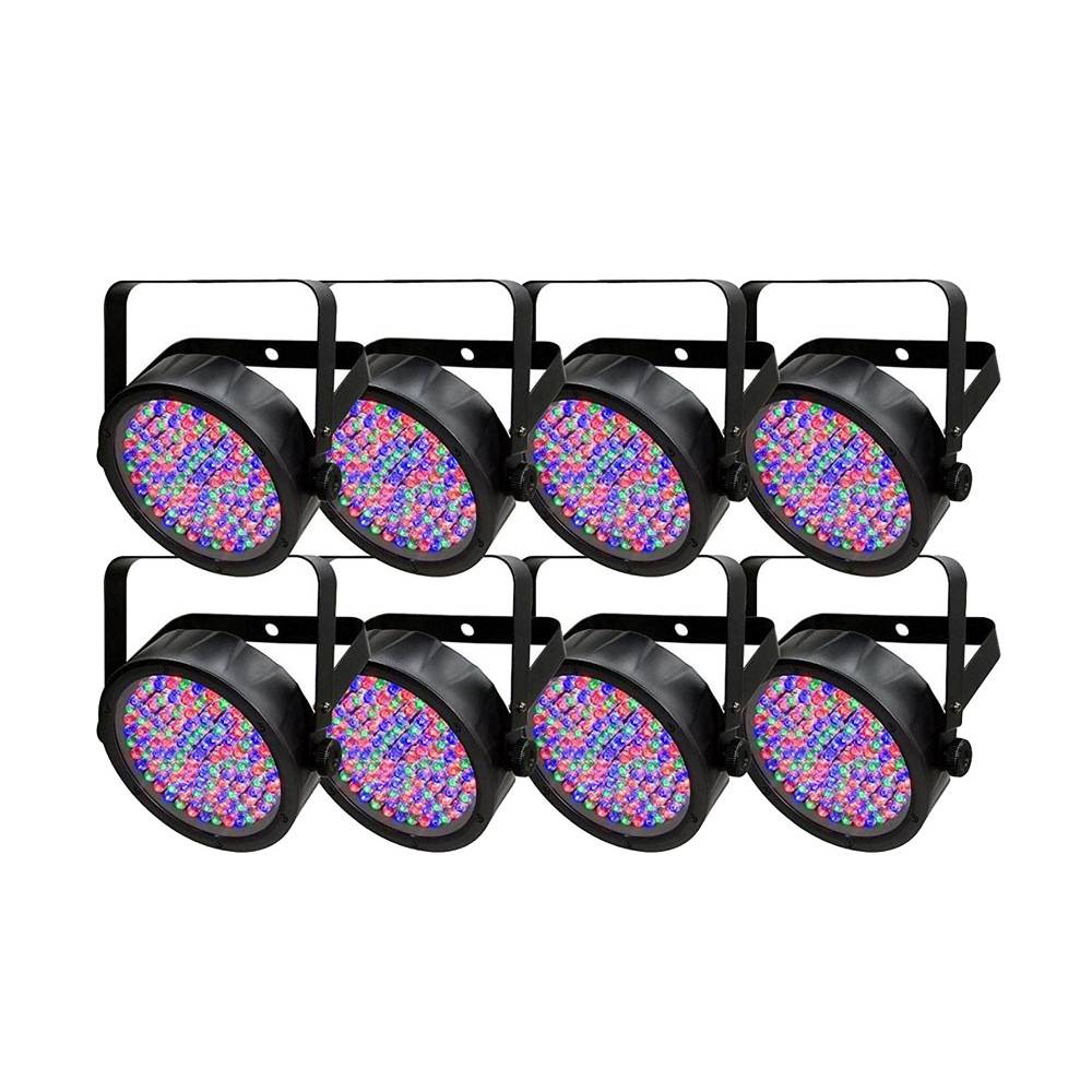 Chauvet SlimPAR 56 Par-style RGB LED Lighting Fixture 8 Pack