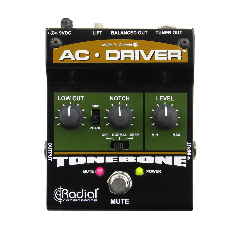 Radial AC Driver Acoustic Preamp, Direct Box | GigaSonic