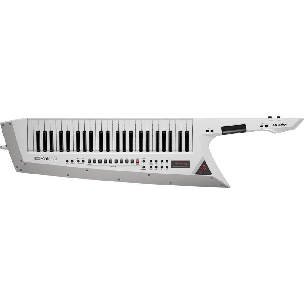 Roland AX-Edge 49 Key Keytar Synthesizer White | GigaSonic