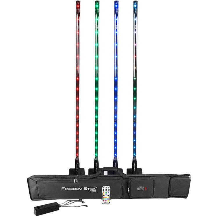 Chauvet Freedom Stick RGB LED Fixture 4 Pack | GigaSonic