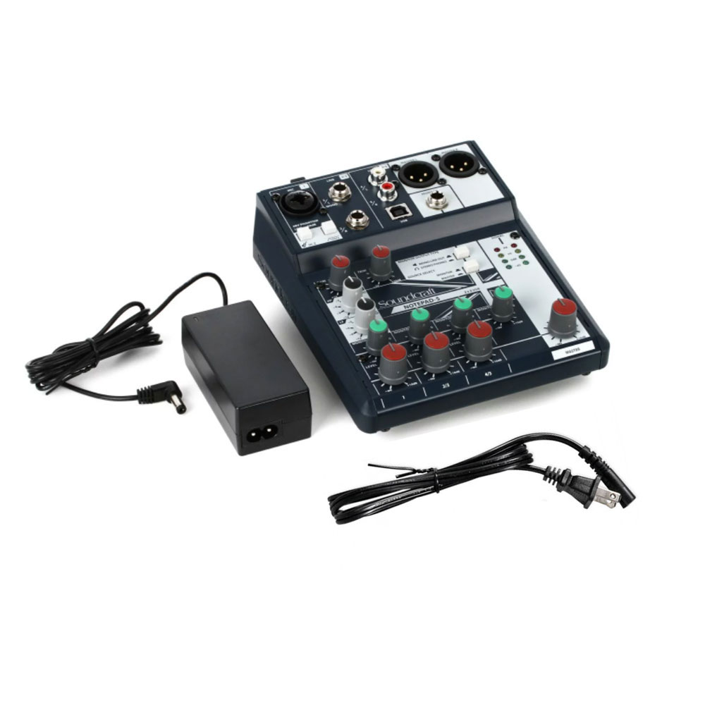 Soundcraft Notepad-5, Analog Mixing Console, Analog Mixer