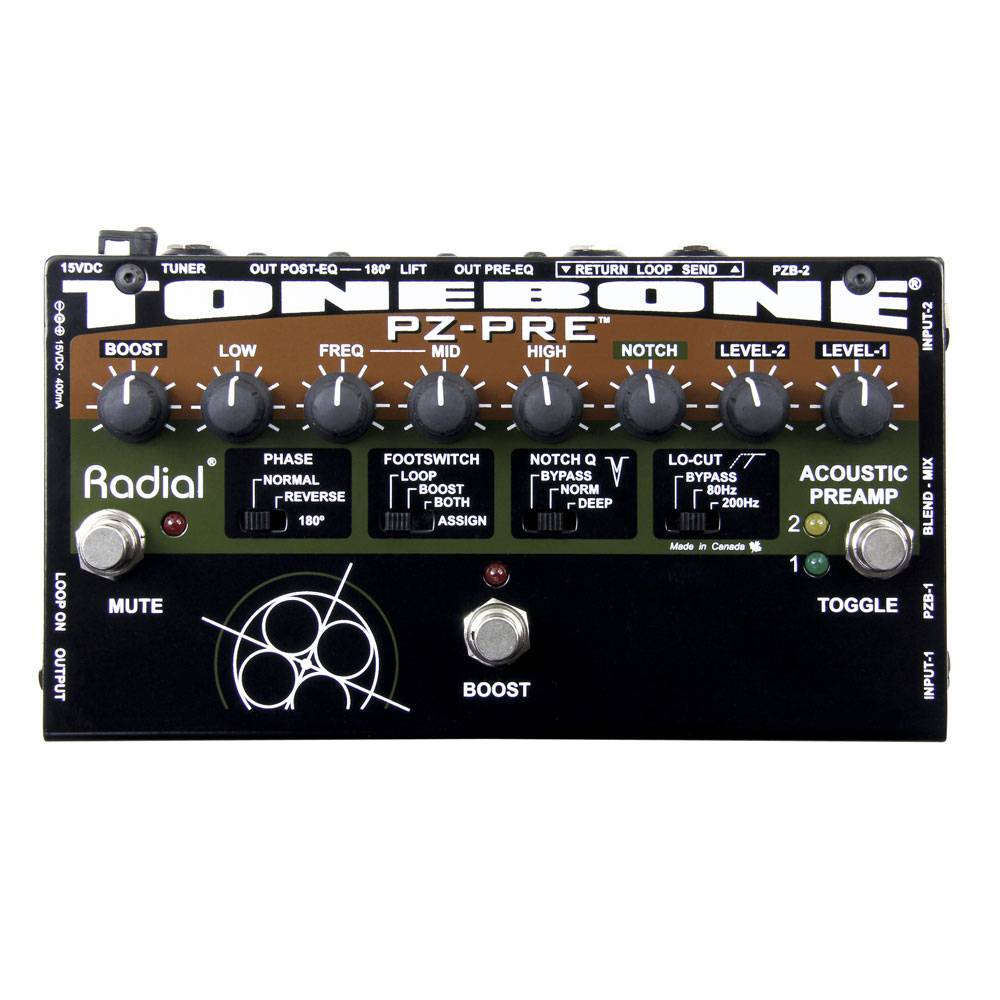 Radial Engineering PZ-PRE, Acoustic Instrument Preamp