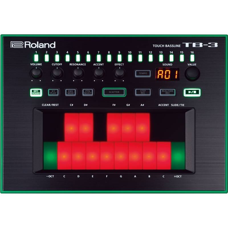 Roland TB-3 Touch Bassline Bass Synthesizer | GigaSonic